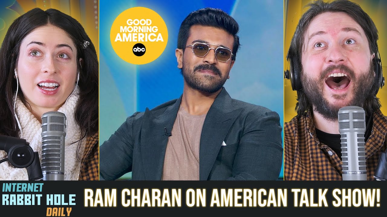 Ram Charan on American Talk Show REACTION! | INTERVIEW BEFORE OSCARS ...