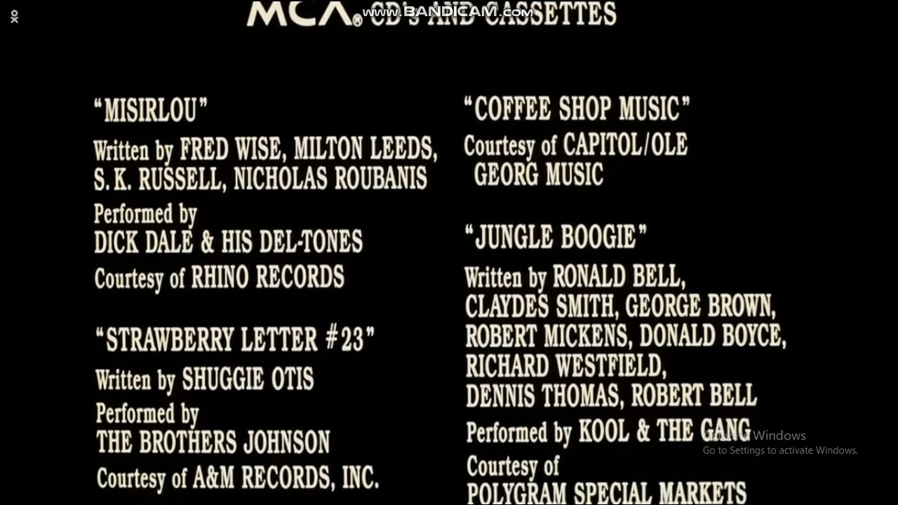 Pulp Fiction End Credits Russian Audio 1994 - YouTube