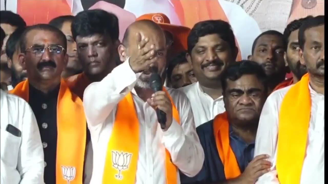 T BJP Chief Bandi Sanjay| Nirudyoga March|@arnewstelugu.. - YouTube