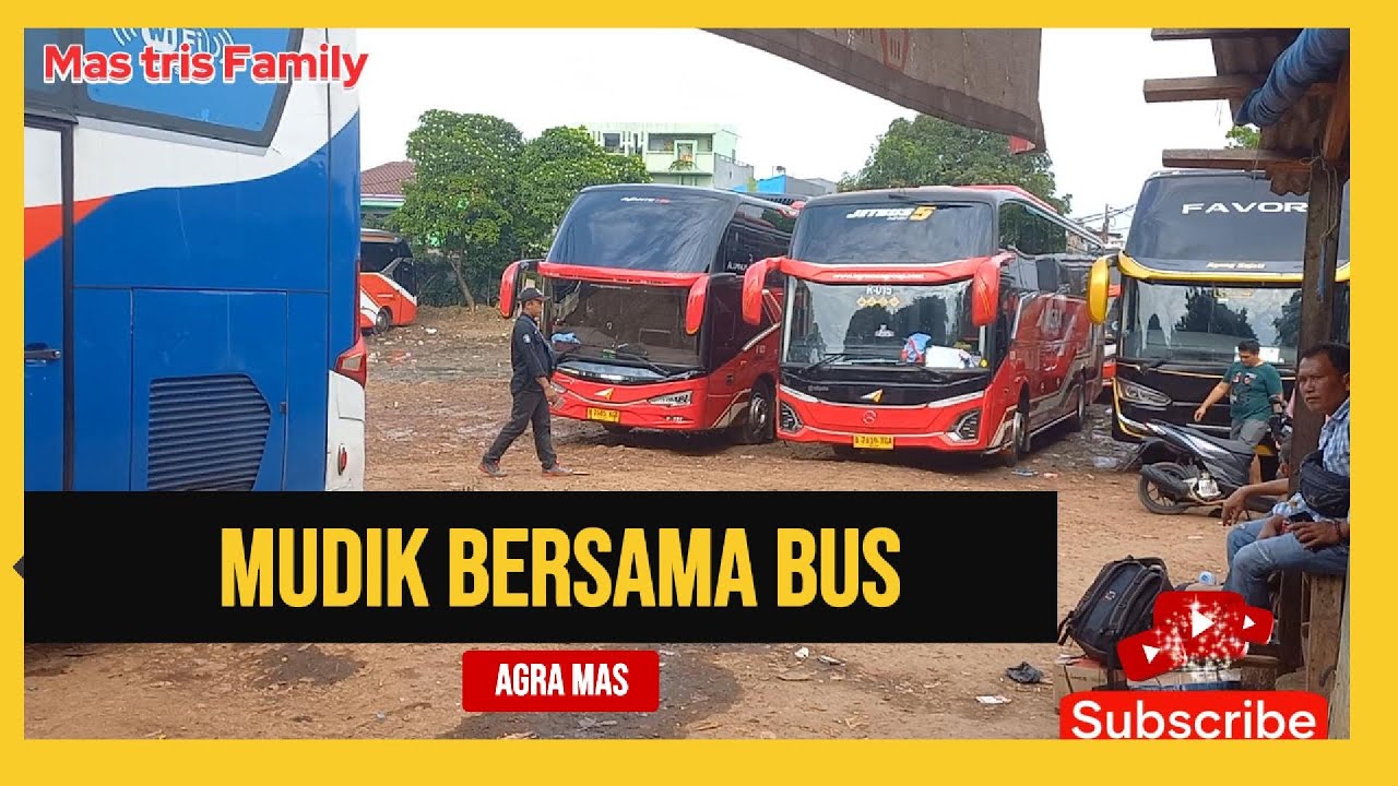 SUASANA MUDIK TAHUN BARU 2025 DI TERMINAL LEMBANG - YouTube