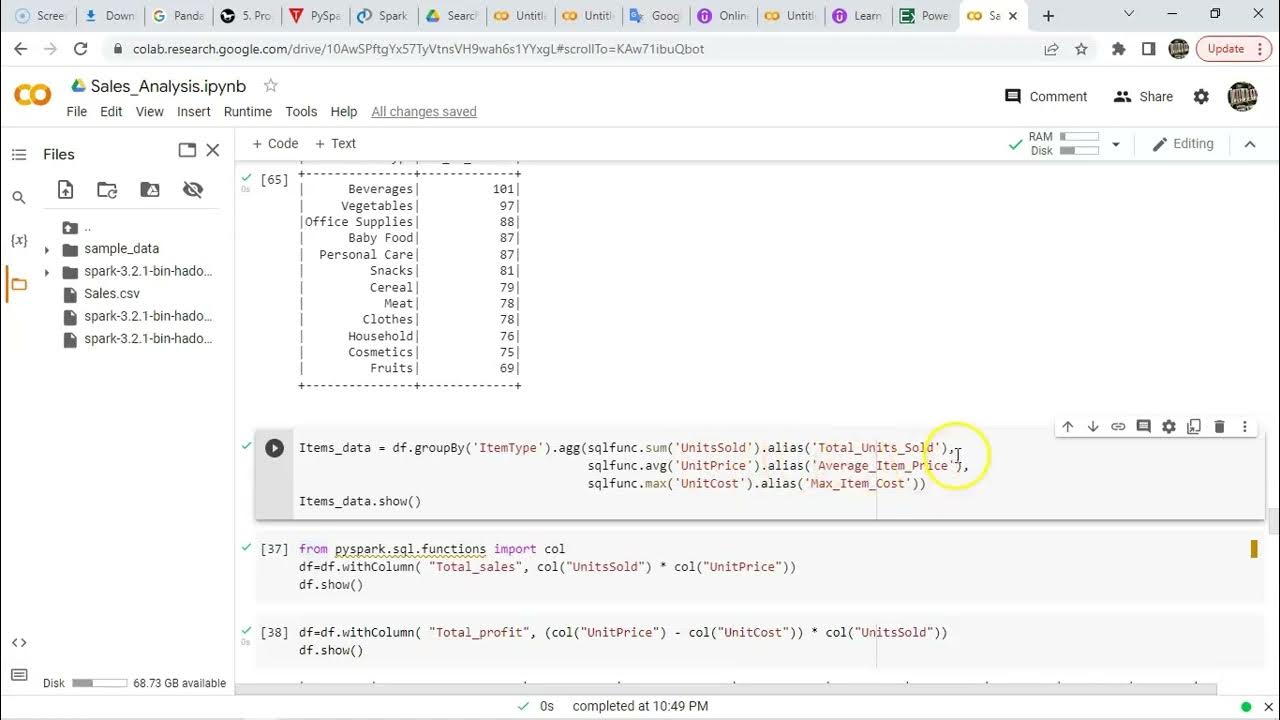 Perform Data Analysis in PySpark Part 3 (Several Aggregate function) - YouTube