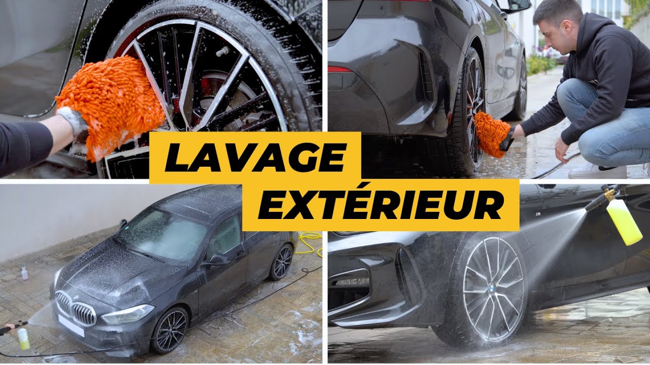 COMMENT JE LAVE MA PROPRE VOITURE - Guide Simple - YouTube
