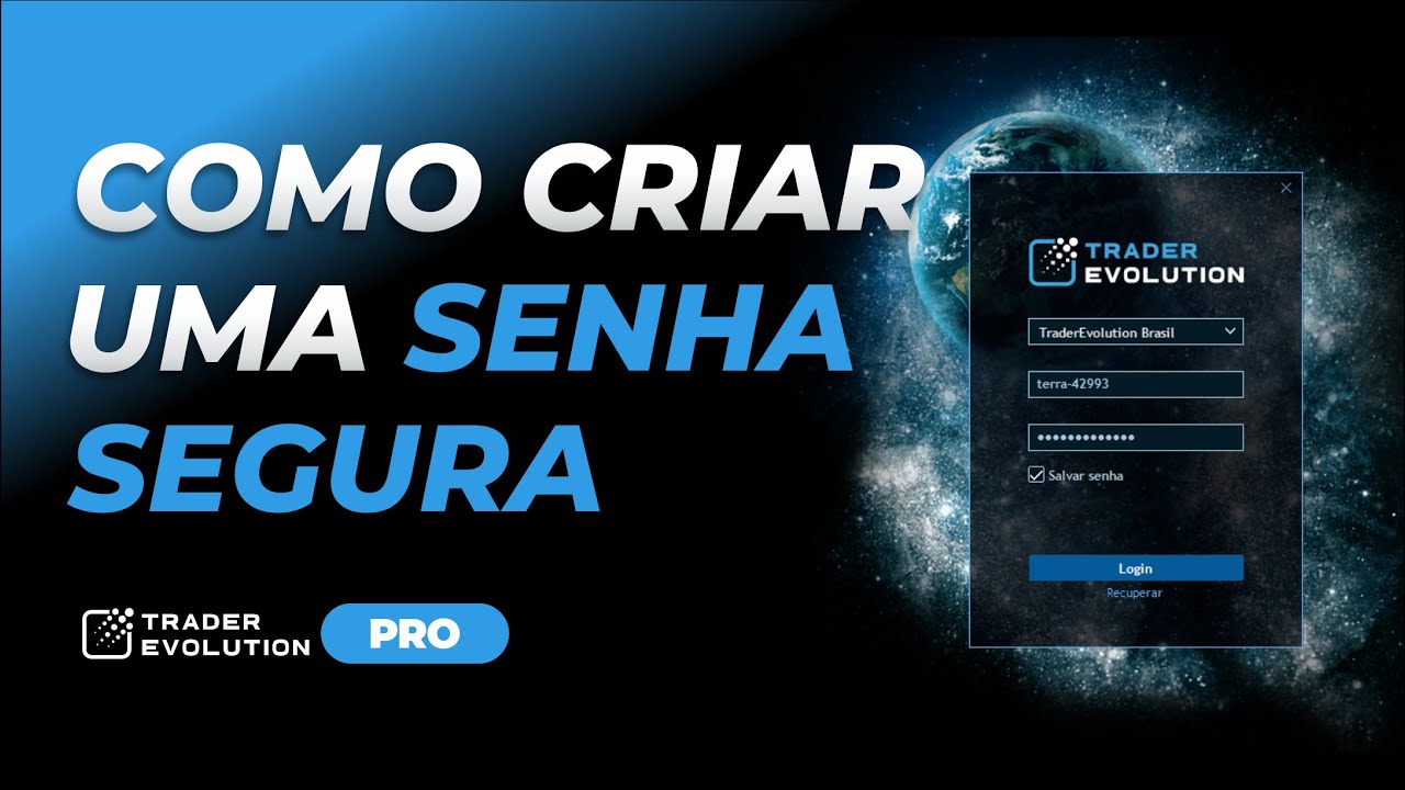 Como configurar uma Senha Segura? | TraderEvolution - YouTube