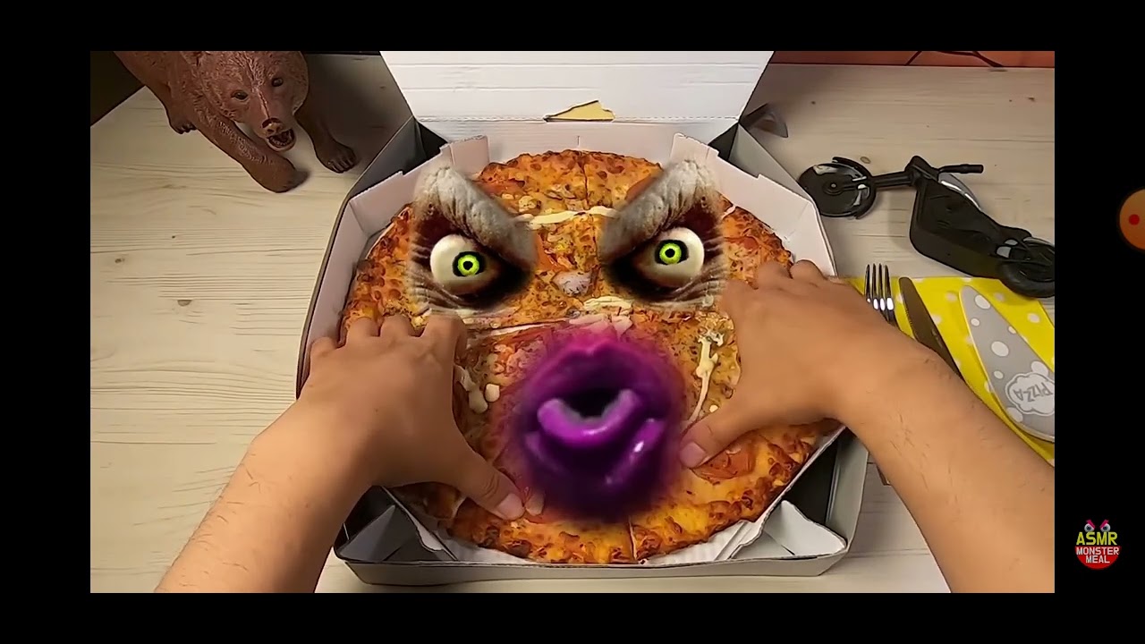 YTP: monster meal ASMR talking pizza! - YouTube