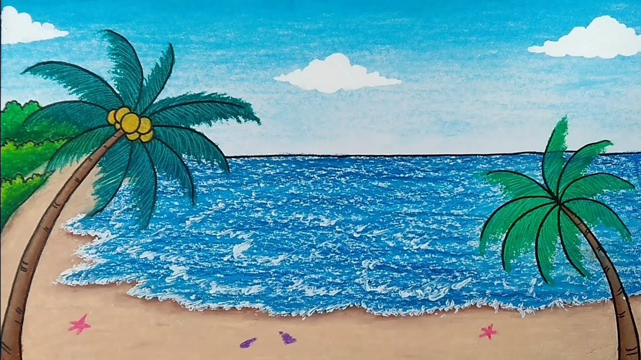 Pohon Kelapa Di Pantai