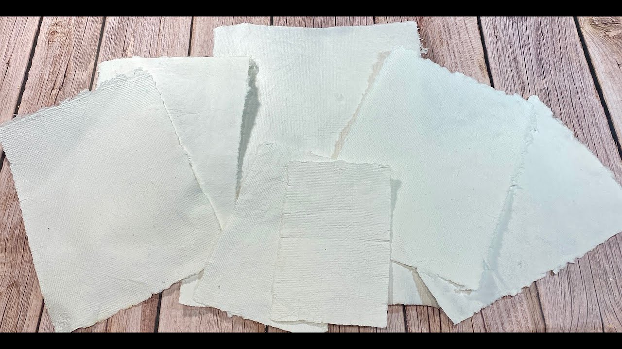 HANDMADE PAPER/MELAINE'S JOURNAL Ep. 1: Making Handmade Rag Paper - YouTube