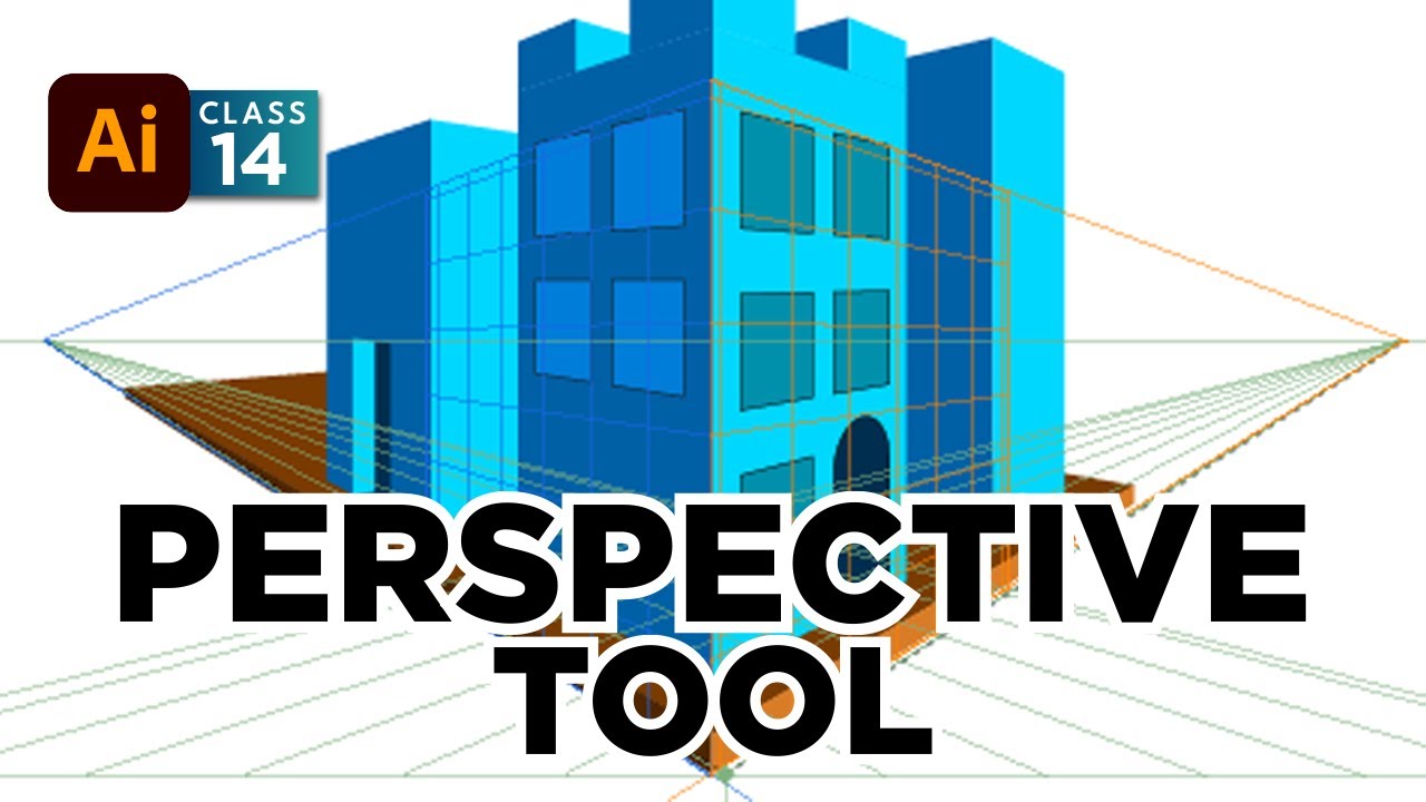 Perspective tool in Adobe Illustrator-Training Class 14 - YouTube