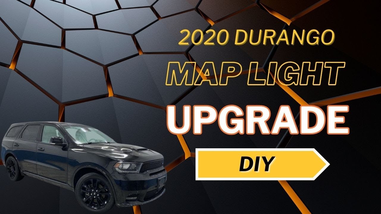 Road Map to Cool: 2020 Dodge Durango R/T Map Lights Mod! - YouTube