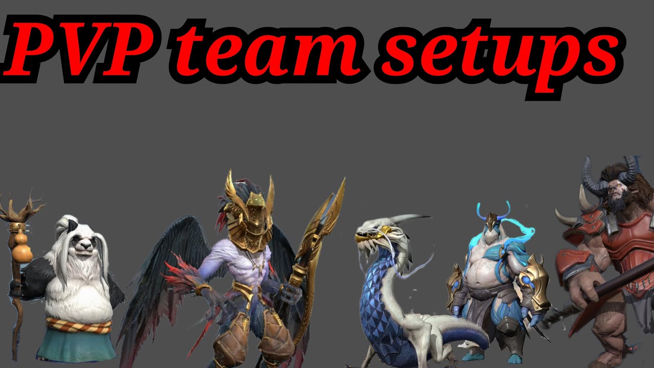 PVP TEAM SETUPS 3 teams i use Eternal Evolution - YouTube