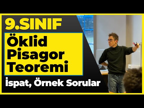 9.Sınıf Matematik - Öklid-Pisagor Teoremi (İspatı, Konu Anlatımı, Soru Çözümü)