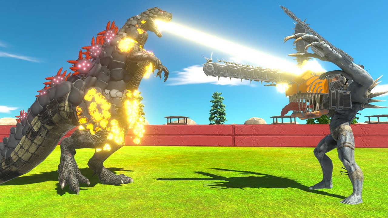 Epic War - Crazy Godzilla VS Kozarog Evolution + Chainsaw Scourge ...