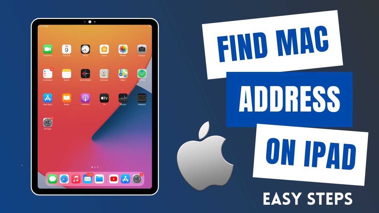 How To Find MAC Address Of iPad !! - YouTube