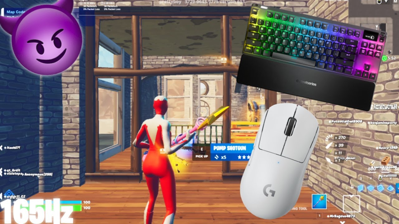 SteelSeries Keyboard Sounds 😖 Fortnite ASMR 😍 Tilted Zone Wars 🥶4k ...