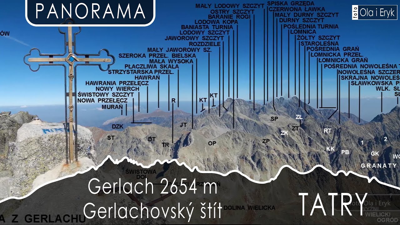 Panorama Gerlach - Gerlachovský štít - YouTube
