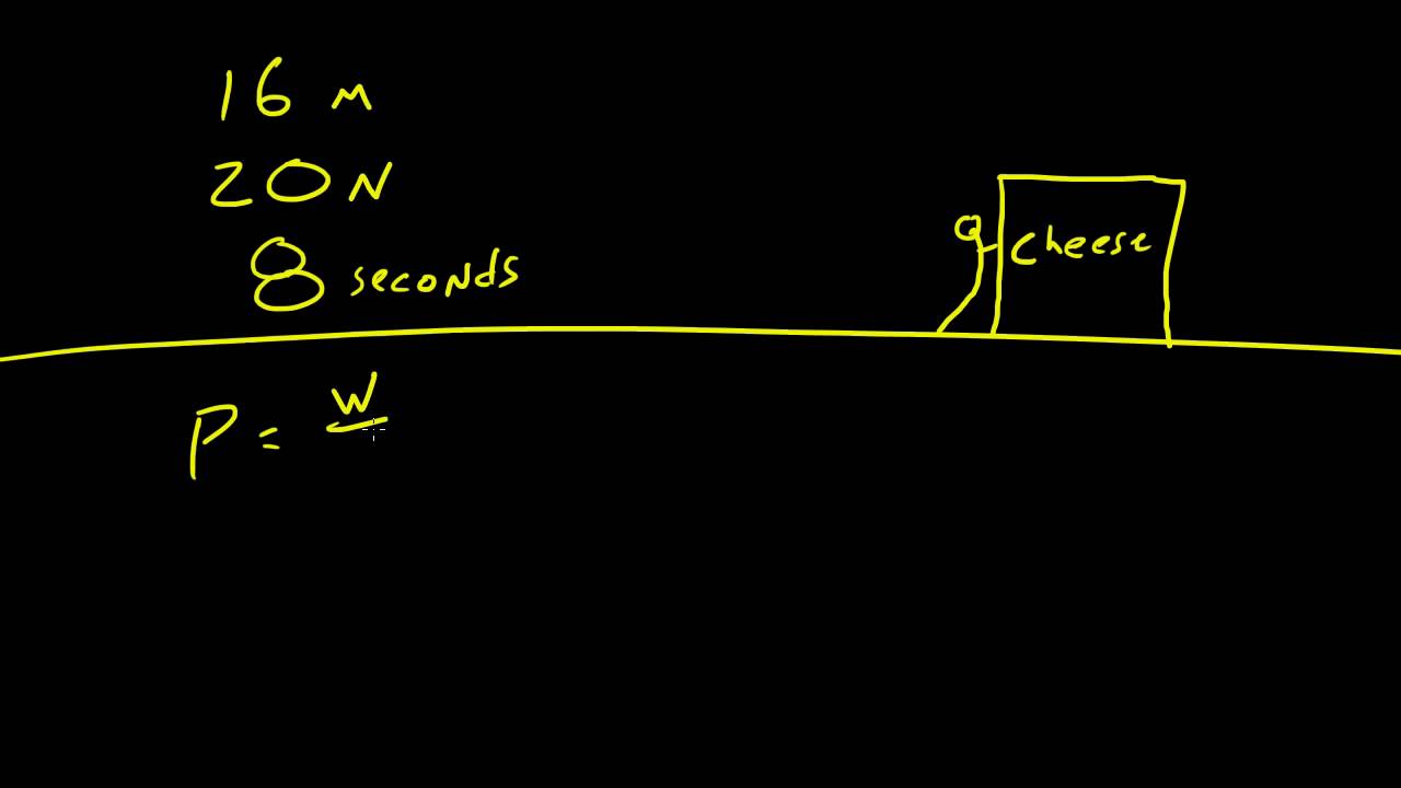 Physics Lecture - 26 - Work and Power - YouTube