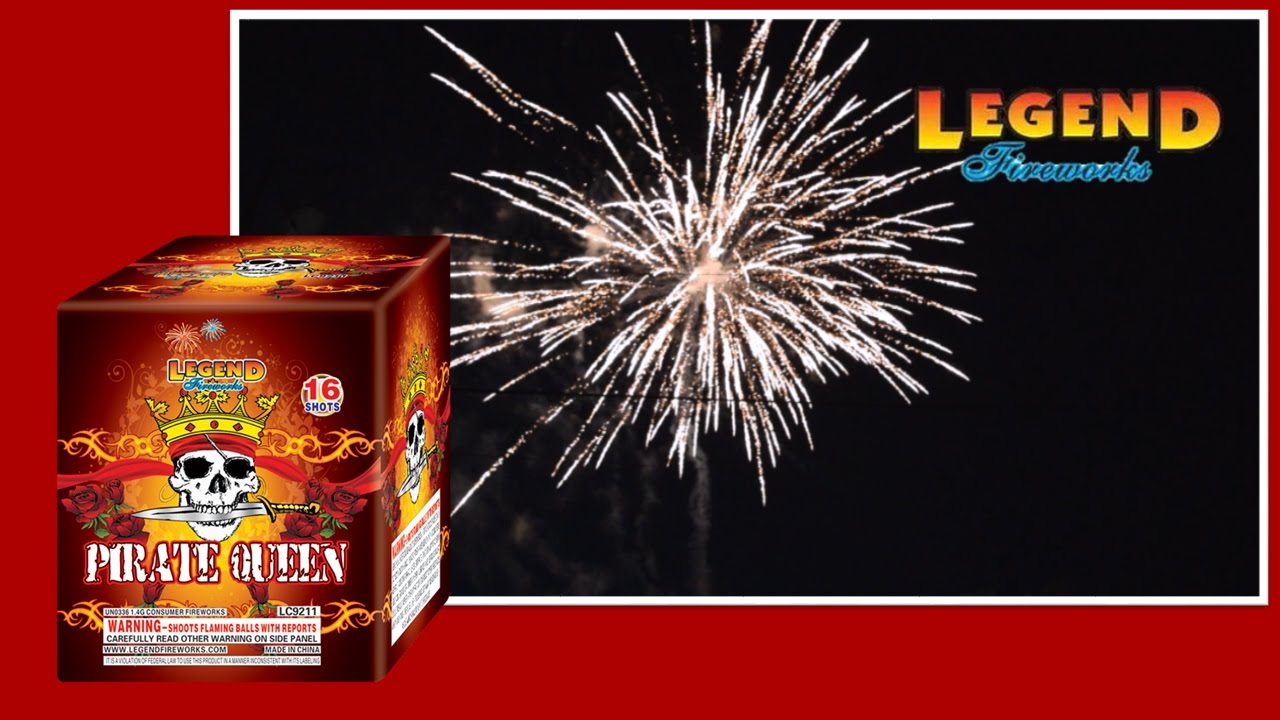 Legend Fireworks - Pirate Queen 200 Gram - YouTube
