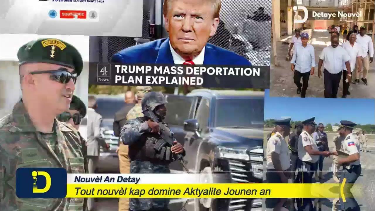 22 Jan 2025 Flash! Babekyou Pran Kou 5 Bandi T0nbe, 127 Ajan SWAT ak UTAG Pote Boure Sou Izo ...