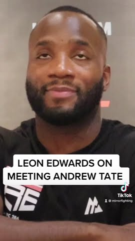When Leon Edwards met Andrew Tate… #shorts - YouTube
