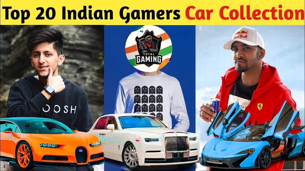 Top 20 Gamers Car Collection | Total Gaming, Techno Gamerz, As Gaming ...
