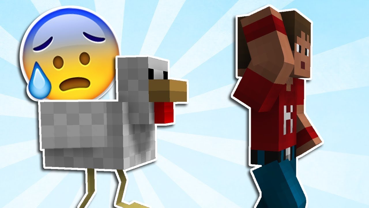 ANGREBET AF EN KYLLING! (Dansk Minecraft) - YouTube