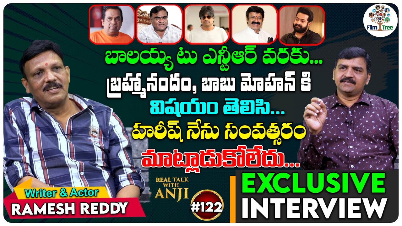 Actor And Writer Ramesh Reddy Exclusive Interview | Real Talk With Anji ...