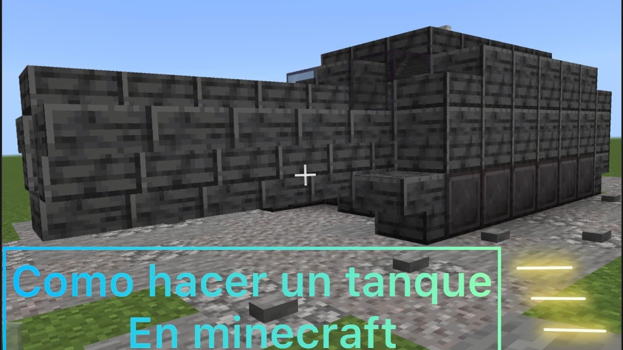 Cómo hacer un tanque en minecraft - YouTube