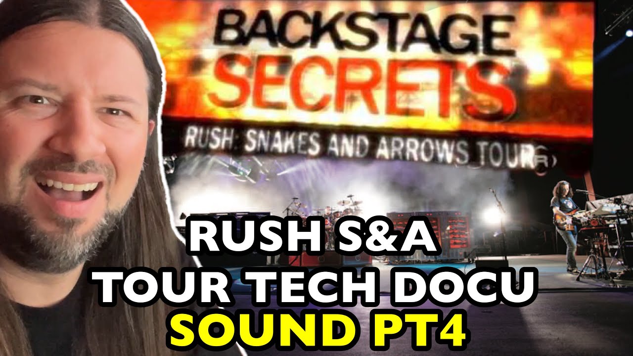 RUSH S&A TOUR TECH Documentary SOUND PT 4 | REACTION - YouTube