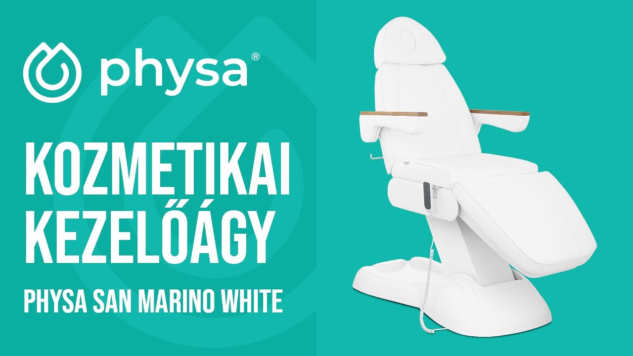 Kozmetikai kezelőágy Physa PHYSA SAN MARINO WHITE | A termék bemutatása ...