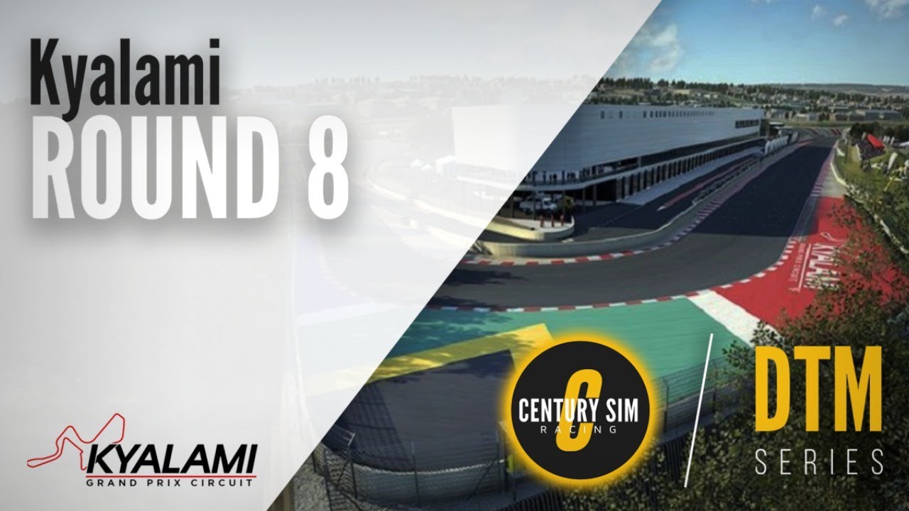 Century Sim Racing DTM Series Round 8: Kyalami - YouTube