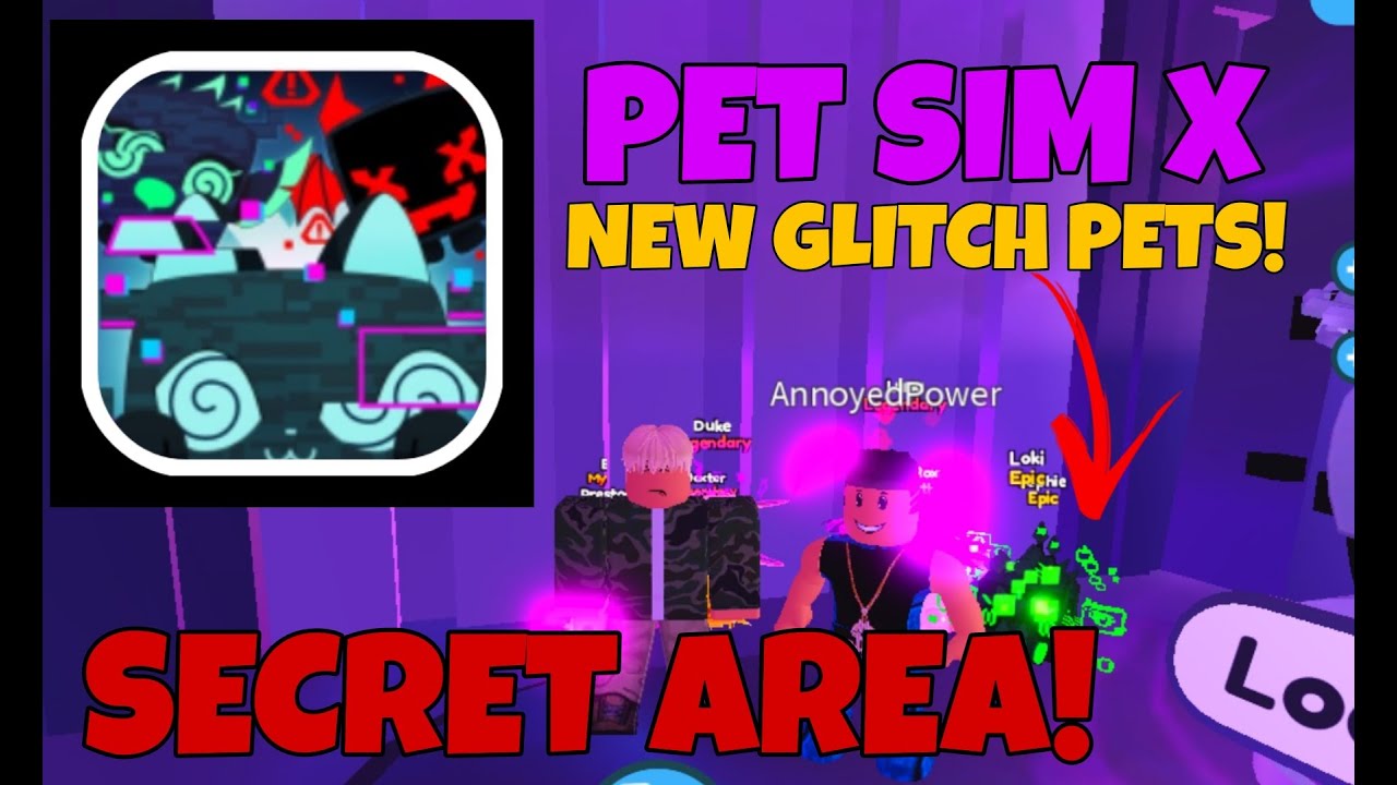 THE GLITCH PETS ARE HERE AND ITS CRAZY (PET SIM X) - YouTube