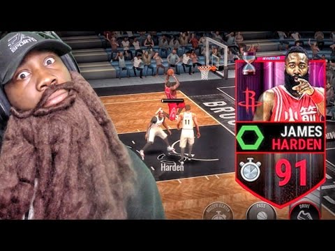 91 COUNTDOWN JAMES HARDEN IS A BEAST! NBA Live Mobile 16 Gameplay Ep. 36