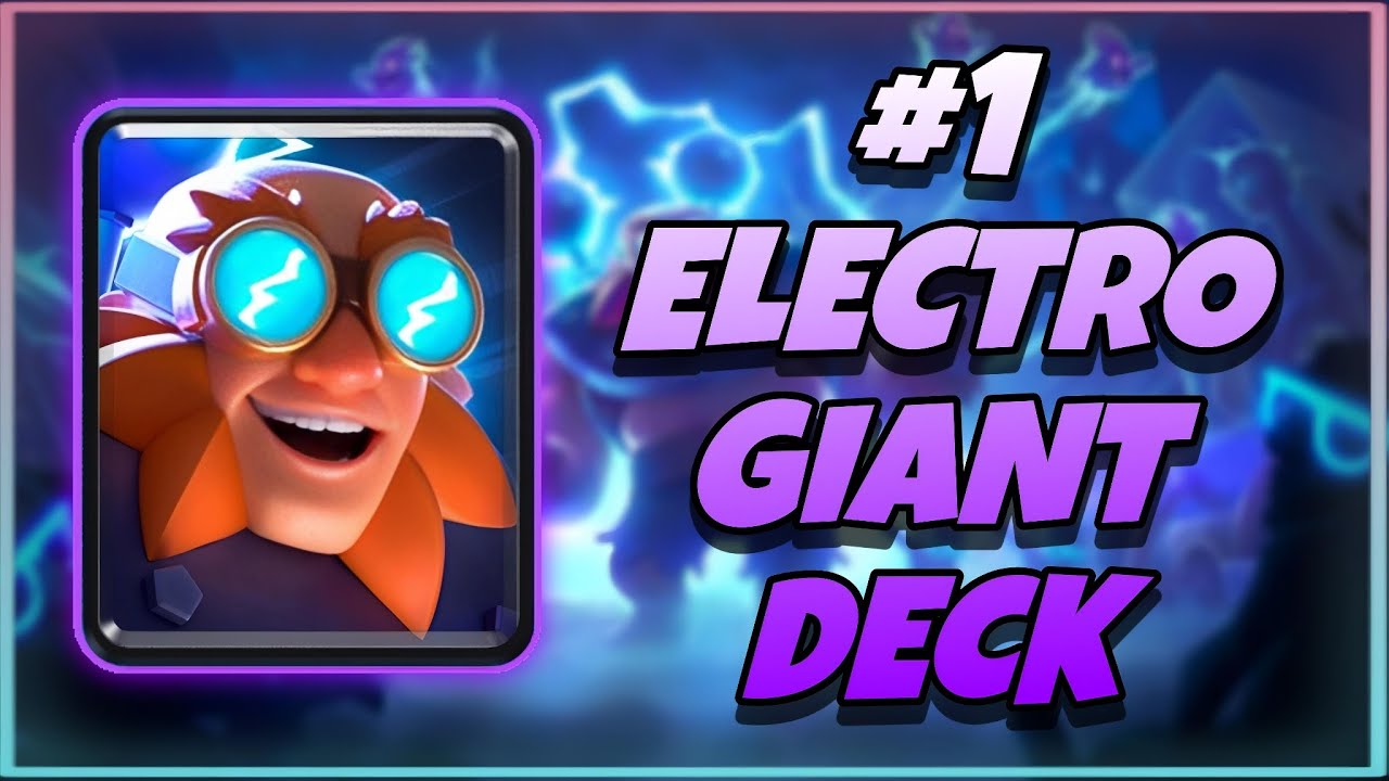 ELECTRO GIANT DECK! BEST ELECTRO GIANT BATTLE! -Clash Royale - YouTube
