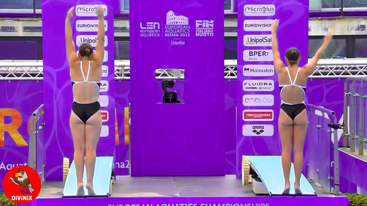 Top 4 Womens Diving Synchro 3m Springboard. Best women's diving. Girls diving #28 - YouTube