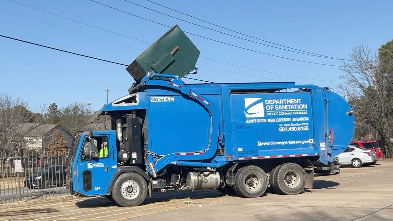 Battle Motors LET2/ Wittke Front Loader Collecting Dumpsters - City of ...