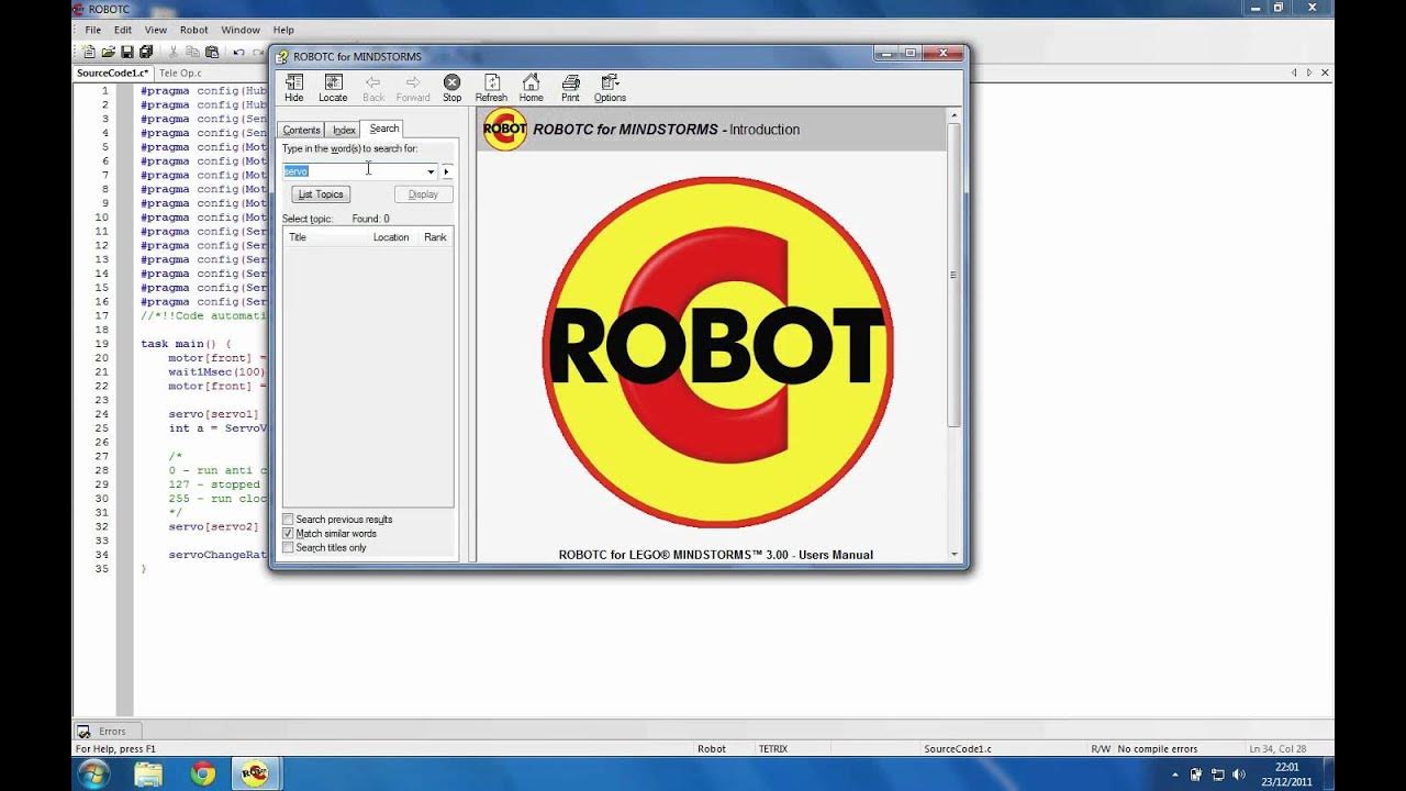 Programming with RobotC - Part 2 - YouTube