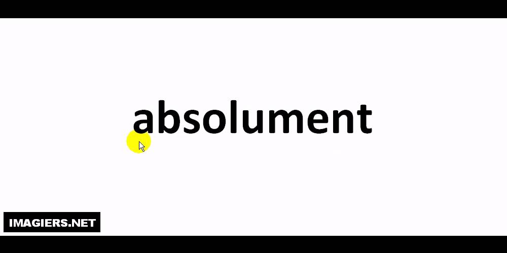How to pronounce in French # absolument - YouTube