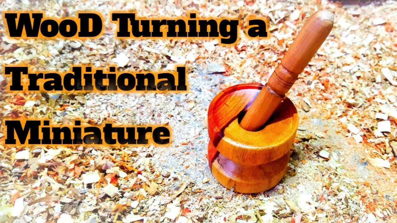 wood turning a traditional miniature|Handicraft miniature 👍 - YouTube
