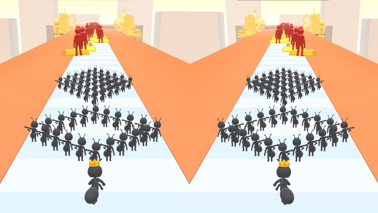 TINY RUN 3D 🐜👑 Gameplay All Levels iOS, Android Walkthrough Game Mobile ...