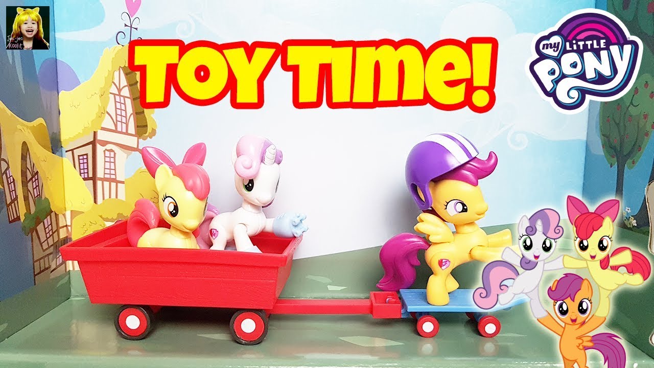 My Little Pony Cruising Cutie Mark Crusaders Toy Time - YouTube