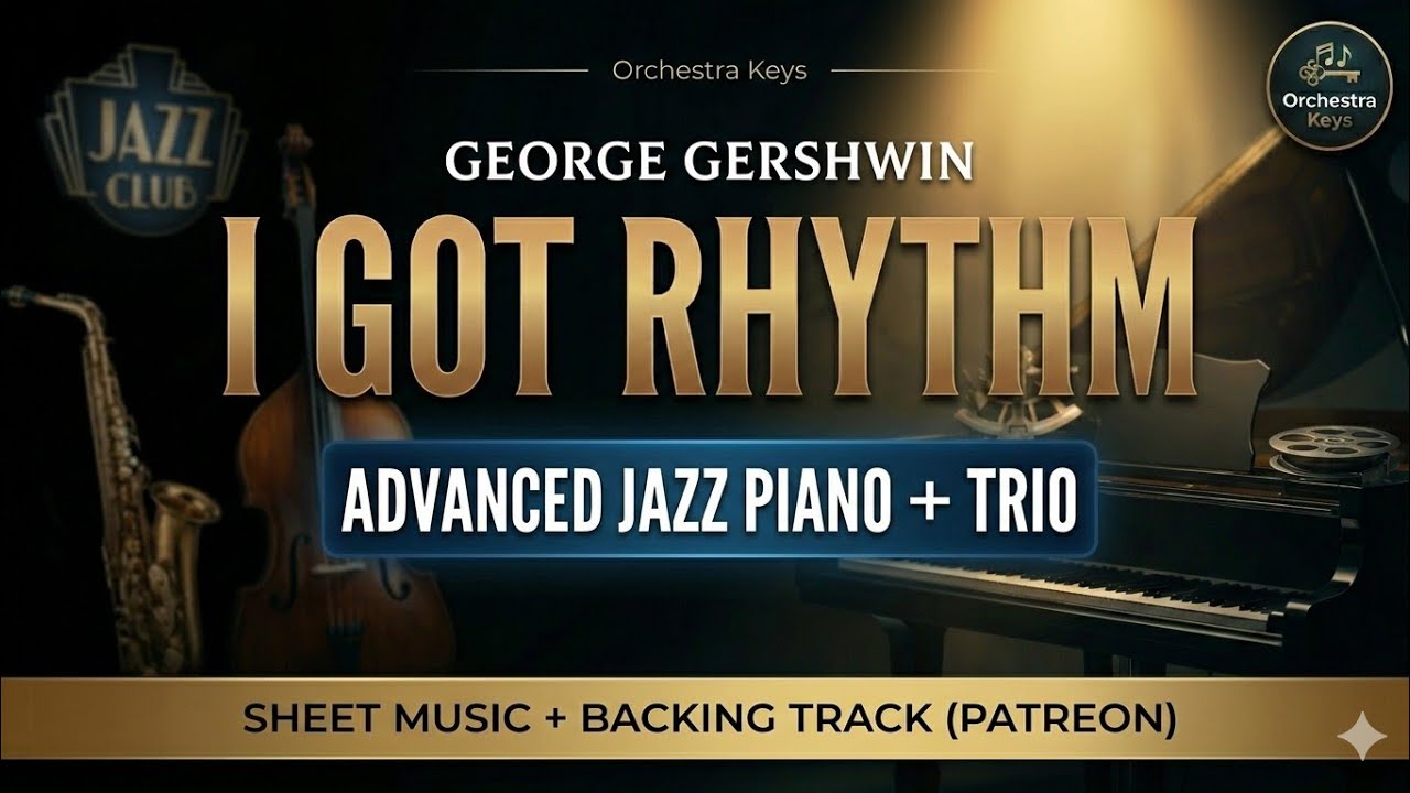 Gershwin I got Rhythm Ritmi Jazzati di Gershwin" 🎶🎹🥁🎻Arrangiamento per ...