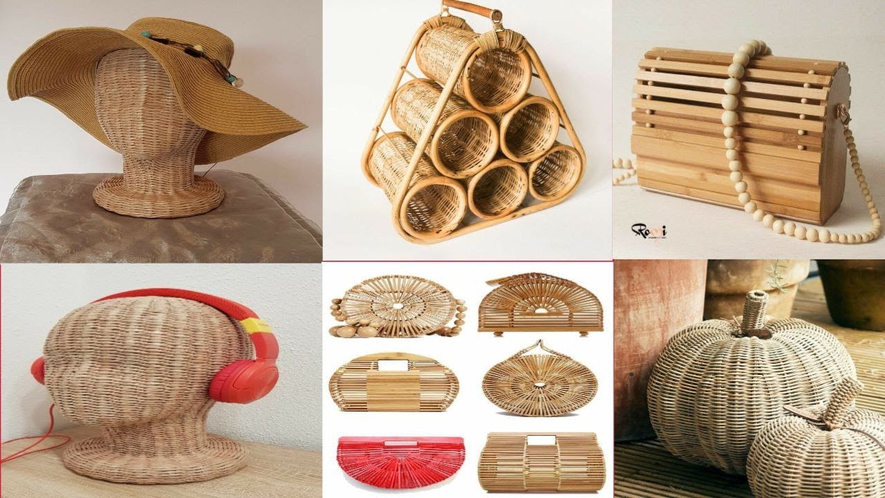 SMALL BAMBOO ART IDEAS. - YouTube