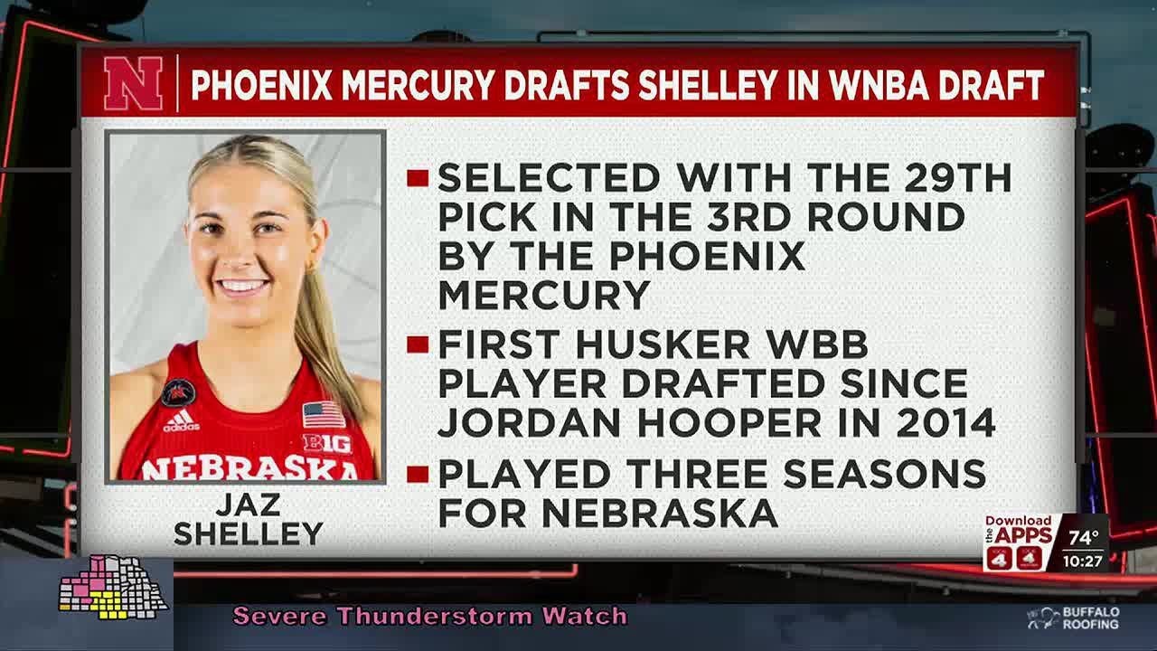Jaz Shelley selected by Phoenix Mercury in WNBA draft - YouTube