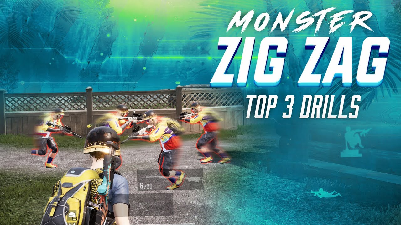 Top 3 Monster Movements Drills | Monster Movement in PUBG Mobile - YouTube
