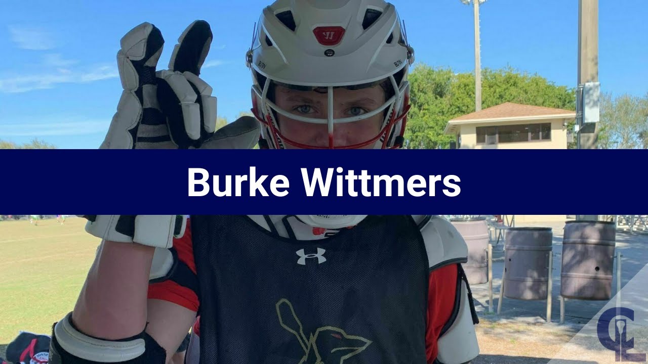 Burke Wittmers Lacrosse Highlights | MN 2024 | Def, LSM - YouTube