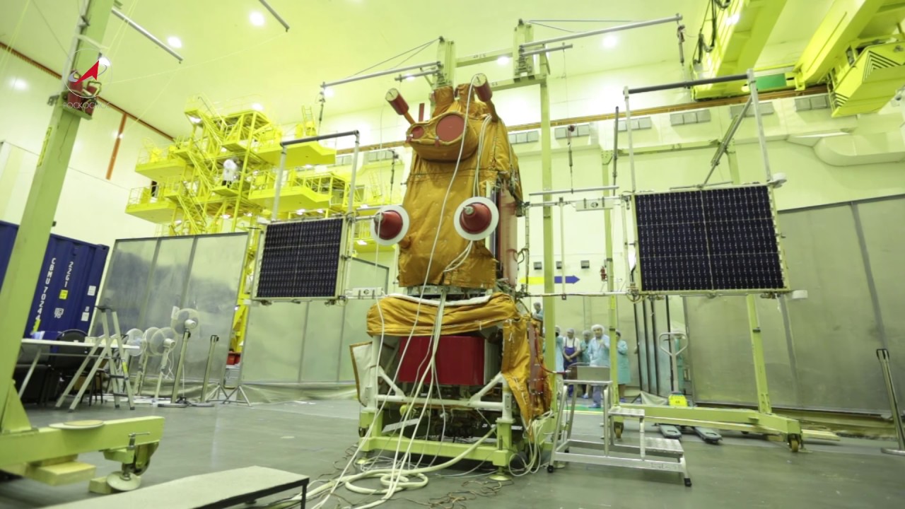 The Kanopus-V-IK 1 Satellite's Solar Panels are Tested - YouTube