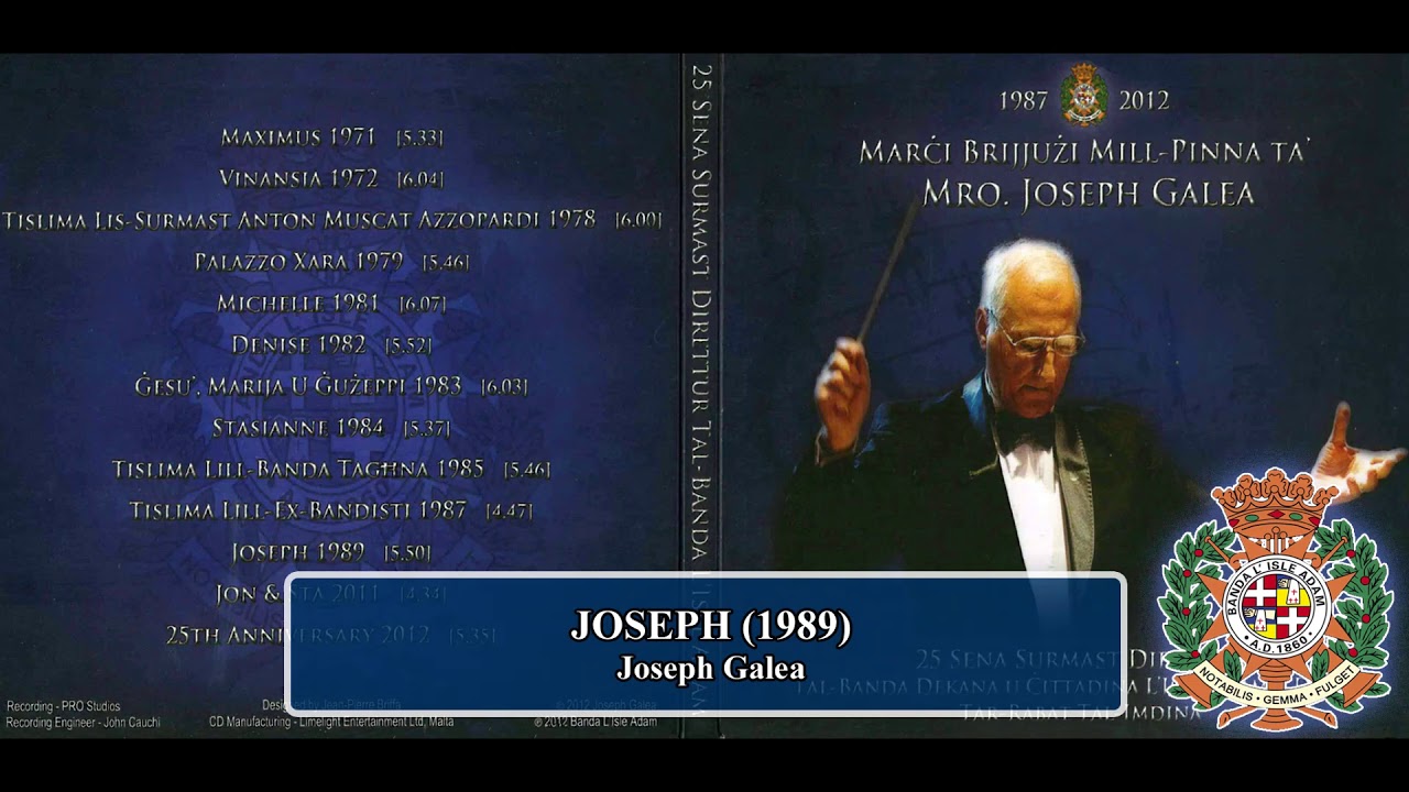 Joseph (1989) - Joseph Galea - 2012 - YouTube