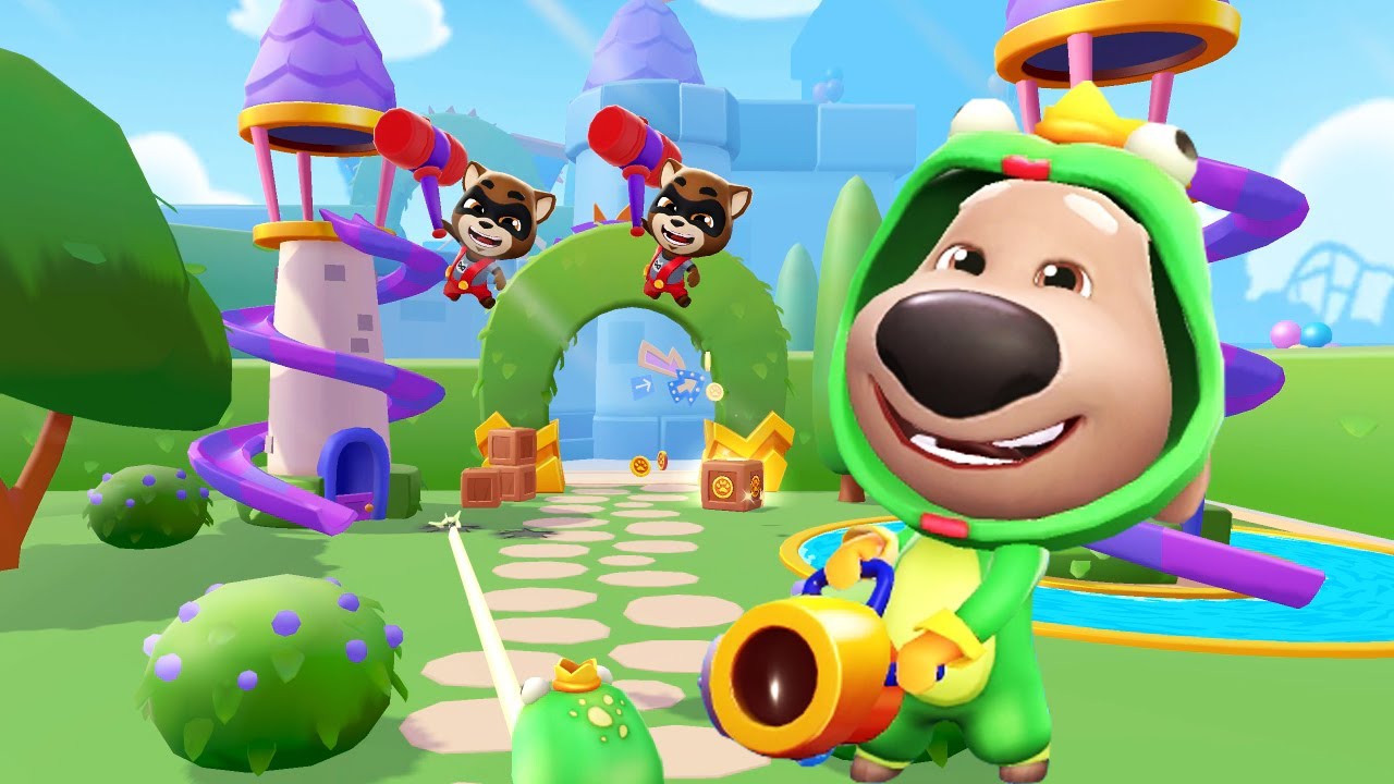 Talking Tom Blast Park – Frog Ben - YouTube