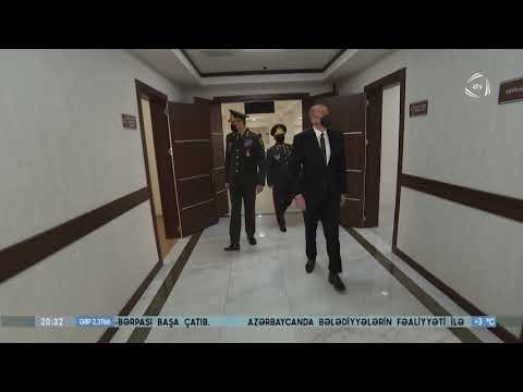İlham Əliyev DQ-nın Sabunçu rayonunda yeni inşa olunan hərbi hissəsinin açılışında iştiak edib