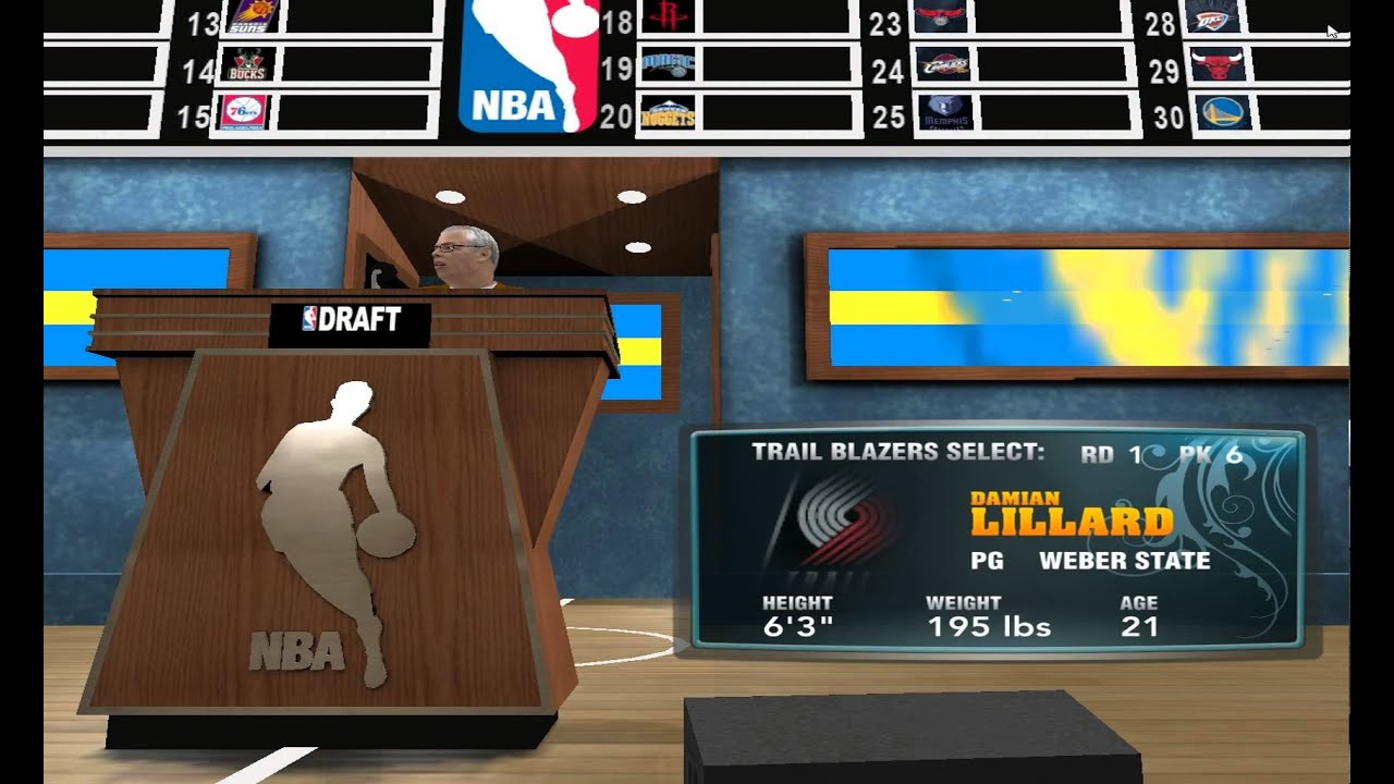 NBA 2K13 MyCareer John Clutch Draft Pick - YouTube