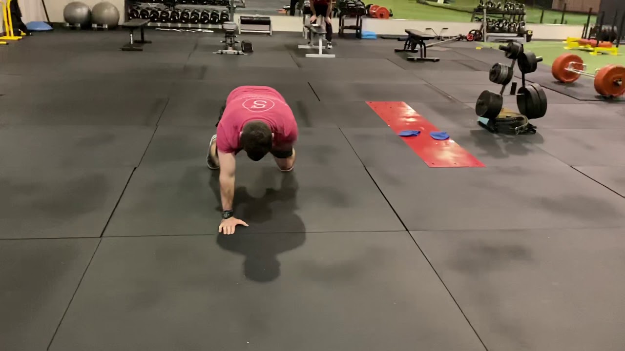 1-Arm Bear Crawl ISO Hold - YouTube